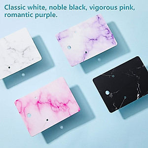 800 Pieces Earring Cards for Selling 200 Marble Earring Display Cards with 200 Self Sealing Bags and 400 Earring Backs Jewelry Packaging Display Cards, 4 Color