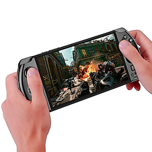 GPD Win 4 [AMD Ryzen 5 7640U] 6 Inches Mini Handheld Win 11 PC Game Console Gameplayer 1920X1080 TouchScreen Laptop Tablet PC (Black, 16GB+512B)