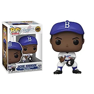 POP Baseball: Sports Legends - Jackie Robinson Funko Vinyl Figure (Bundled with Compatible Box Protector Case)