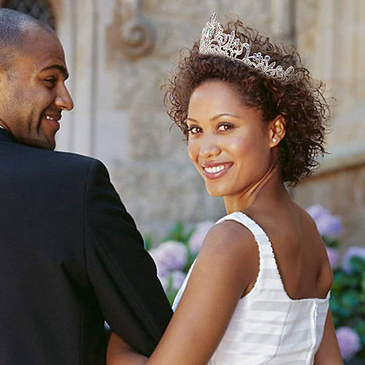 Tiaras Crown, KICOSY Crystal AB Rhinestones Tiaras and Crowns for Women Princess Tiara for Women the Crown for Girls Birthday Crowns for Women Birthday Tiara Princess Crowns and Tiaras for Girls