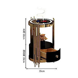 taimowei a Few Corners of The Edge of The Intelligent Nightstand Lamp Cabinet are a Few Creative Circular Storage Cabinets/Gold