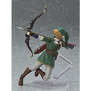 Good Smile The Legend of Zelda Twilight Princess Link (Deluxe Version) Figma Action Figure, 180 months to 1188 months