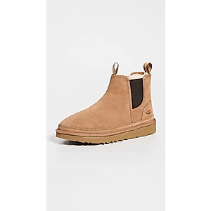 UGG Unisex-Child Neumel Chelsea Boot, Chestnut, 6 Big Kid