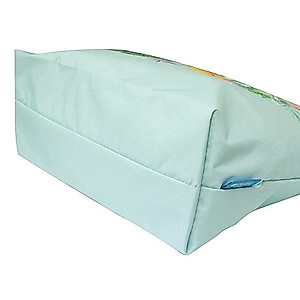 LeSportsac Lauren Roth Nanea Aloha Uluwehi HAWAII EXCLUSIVE Easy Carry Tote Crossbody + Top Handle Handbag, Style 2431/Color K611, Aloha Placement Print - Vibrant Tropical Flowers & Signature Pineapple, Lauren Roth Signature Printed on Pattern