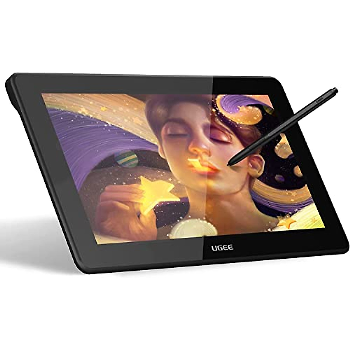 UGEE 11.9 Inch Drawing Tablet with Screen,127% sRGB Full-Laminated and Anti-Glare Computer Graphics Tablets,8192 Levels Battery-Free Stylus with Digital art tablet,Drawing Pad for Windows/Mac OS/Linux