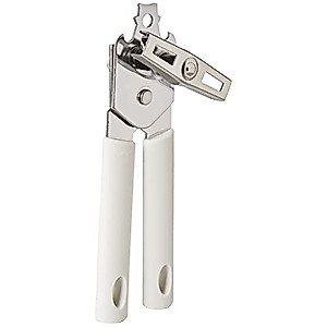 Brabantia Classic Can Opener With Metal Handle, 4.8x5.1x9 cm, White