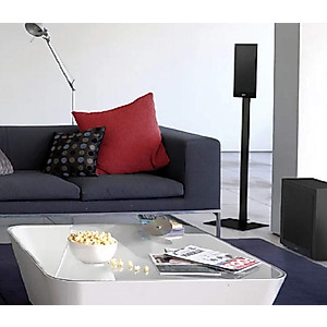 KEF TFLSTWH T-Series Floor Stand Pair Speaker - Silver