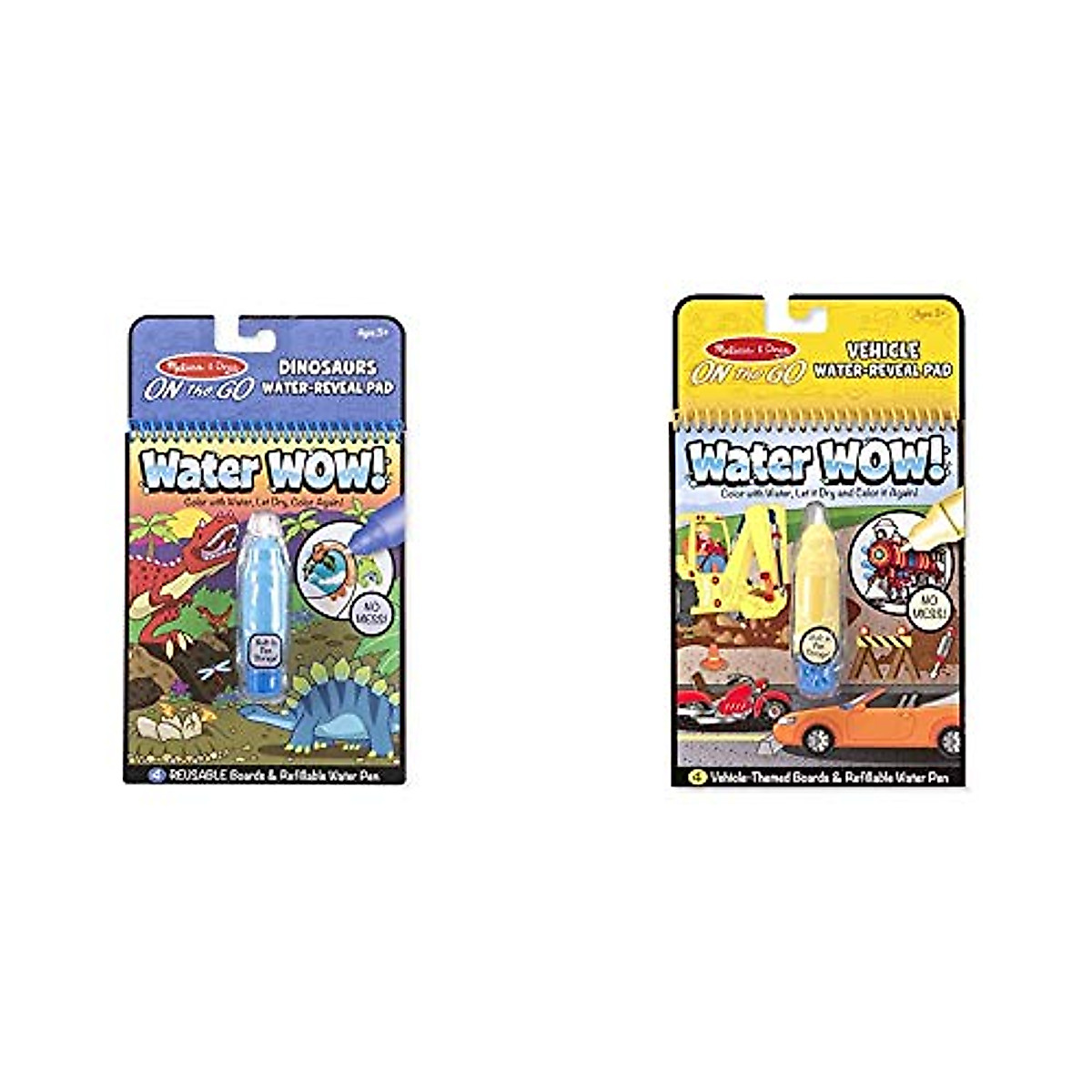 Melissa & Doug Water Wow! Dinosaurs & Water Wow! Vehicles