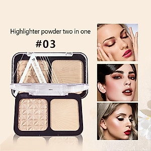 HMDABD Eyeshadow Sweat Proof Powder With Brightening Moisturizing Formula Long Lasting Coverage Contouring Highlighting And Repairing Effects Vegan Eyeshadow（C