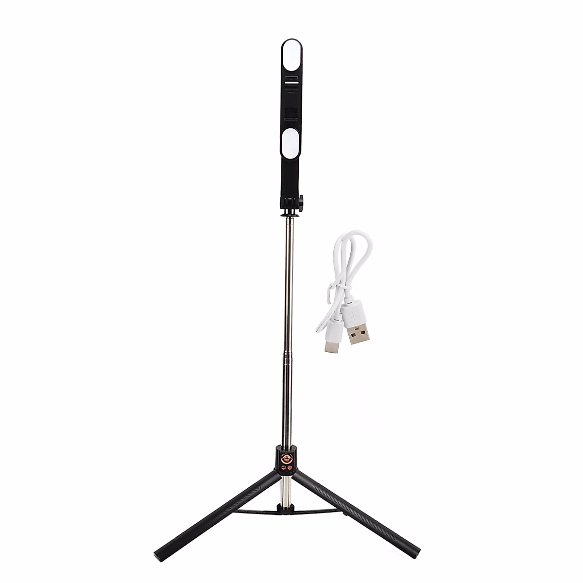 Cell Phone Tripod Stand, Extendable 3 Color Temperature Cell Phone Selfie Stick Tripod for Travel