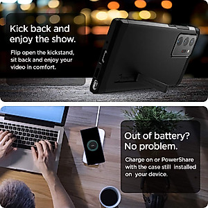 Spigen Tough Armor [Extreme Protection Tech] Designed for Samsung Galaxy Note 20 Ultra 5G Case (2020) - Black