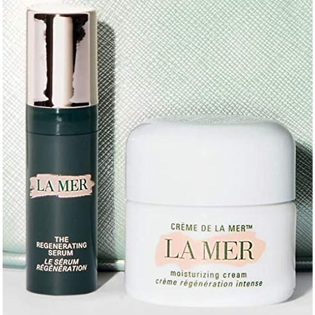 La Mer Regenerating Mini Miracles Skin Care Set Includes Creme De La Mer 0.5 Oz and La Mer Regenerating Serum 0.17 Oz