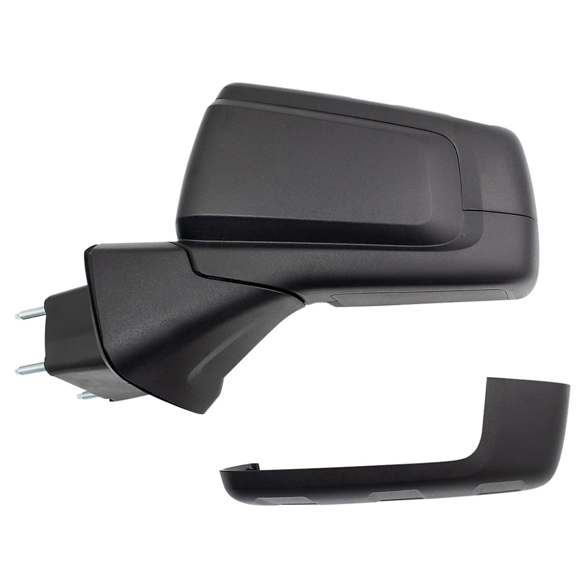 TRQ Left Mirror Manual Drivers Side Compatible with 2019-2023 Chevrolet Silverado 1500 2022 Silverado 1500 LTD GM1320582