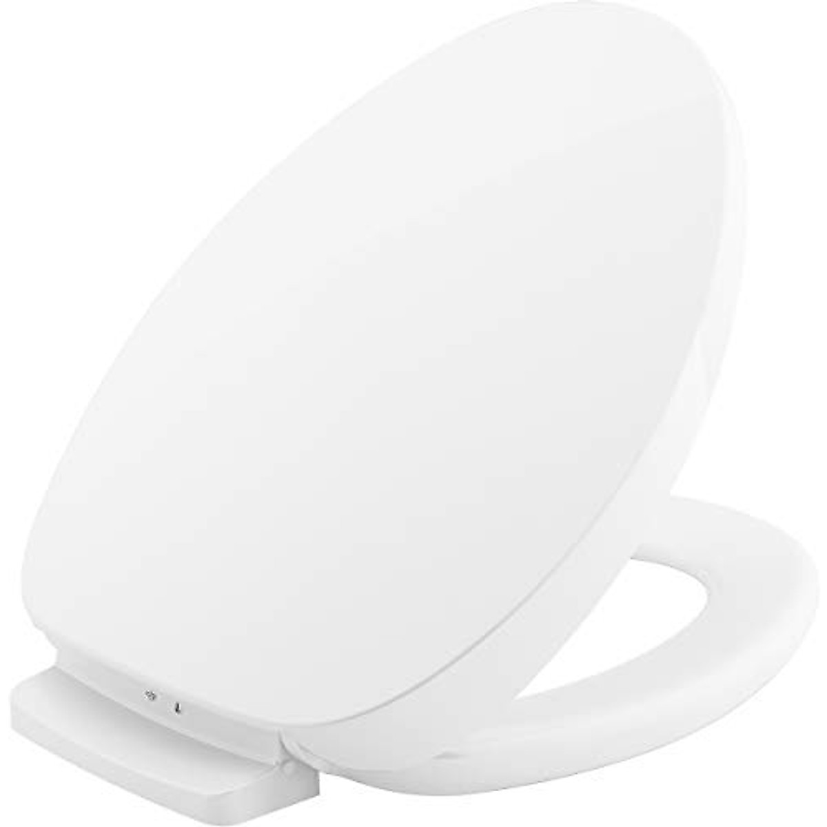 KOHLER 10349-0 PureWarmth Heated Quiet-Close Elongated Toilet Seat, Soft Close Toilet Seat for Standard Toilets, Slow Close, White