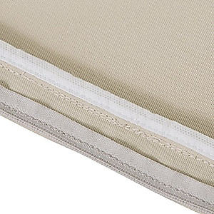 Classic Accessories Montlake FadeSafe FadeSafe Water-Resistant 80 x 26 x 3 Inch Patio Chaise Lounge Cushion, Antique Beige, Patio Cushion