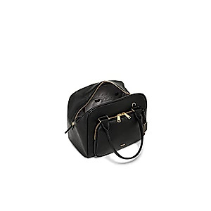 TUMI Voyageur Adrian Carryall - Weekender Bags for Women Travel - Premium Traveling Bags - Black Leather & Gold Hardware