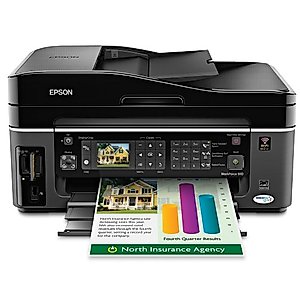 Epson WorkForce 610 Wireless Color Inkjet All-in-One Printer (C11CA50201)