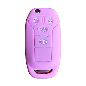 KAWIHEN Silicone Key Fob Cover Compatible with 2013 2014 2015 2016 Ford Fusion N5F-A08TAA 164-R7986 3248-A08TAA