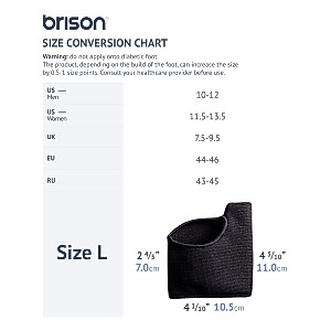 Brison Metatarsal Pads for Women and Men Ball of Foot Cushion - Gel Sleeves Cushions Pad - Fabric Soft Socks for Supports Feet Pain Relief - 2 Pairs L (Men 10-12, Women 11.5-13.5)