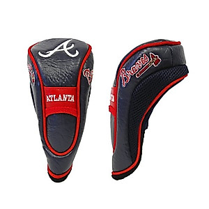 Team Golf MLB Atlanta Braves Hybrid Head Cover Hybrid Golf Club Headcover, Hook-and-Loop Closure, Velour lined for Extra Club Protection