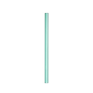 SOMA Glass Straw with Silicone Lined Travel Case and Cleaning Tool, 8-inch, Teal (501-13-01)