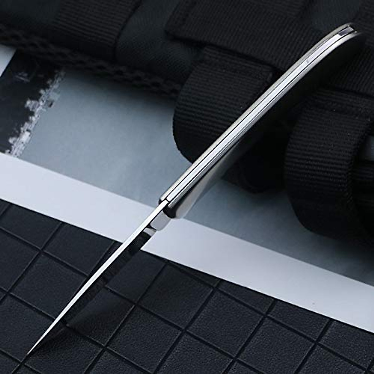 Paring Knife,all Steel Foldable Fruit Knife,fruit Knife Small of Exquisite,small and Easy to Carry,suitable for Most Types of Vegetables and Fruits(3 Pieces)