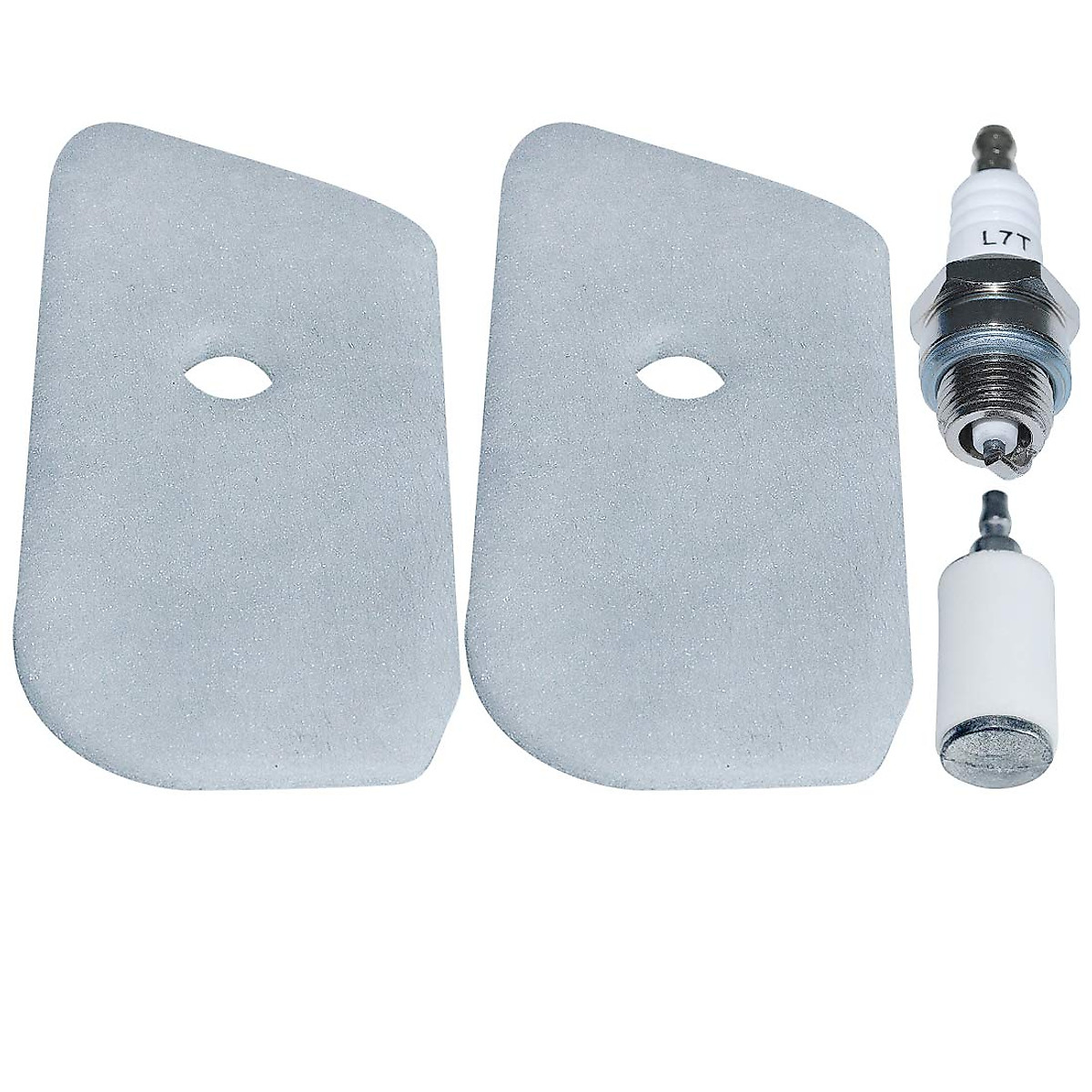 AUMEL 530150253 Air Fuel Filter w/Spark Plug Kit for Husqvarna 124L 125L 125C 125R 125RJ 128L 128LD 128LDX 128C 128CD 128R String Trimmer