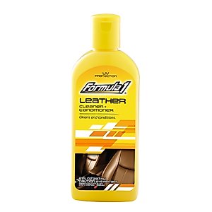Formula 1 Leather Cleaner and Conditioner, Enriched Leather Conditioner for Car Interior & Upholstery, Shines & Protects, Car Cleaning Supplies, 8 oz