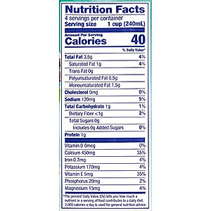 Almond Breeze Dairy Free Almondmilk Blend, Almond Coconut, Unsweetened Vanilla, 32 Ounce (Pack of 12)