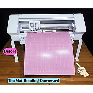Extension Tray Compatible with Silhouette Cameo 4,Extender Tray Compatible with Silhouette Cameo 4 Cutting Mat,Cutting Mat Extender Support for Cameo 4 (White)