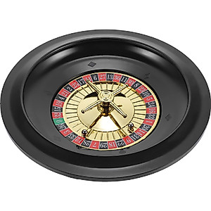 Cabilock Poker Table Roulette Wheel Table Poker Wheel Rotating Poker Wheel Prop Game Wheel Poker Game Prop Party Game Prop Poker Supply Decorative Poker Wheel Plastic
