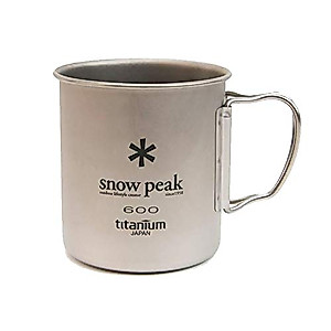 Snow Peak Titanium Single Wall Cup 600