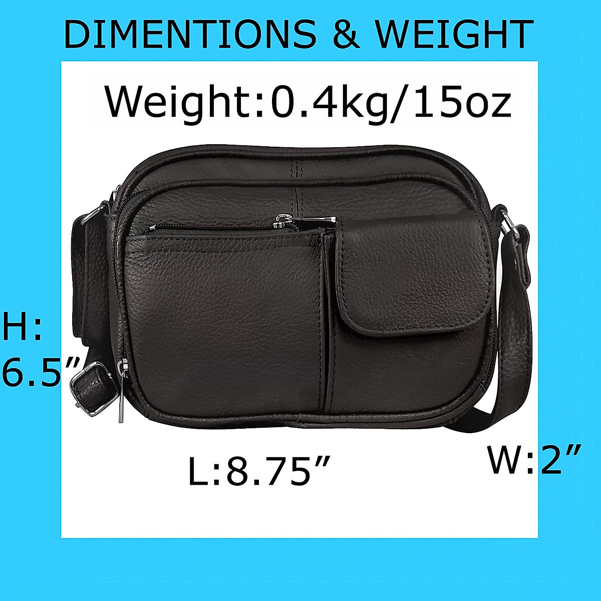 Cowhide Leather Women's Shoulder Purse Small Cross Body Organizer Bag with Many Pockets (Red-belt bag)