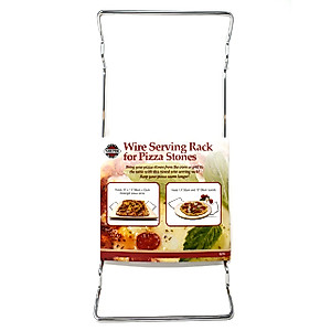 Norpro 5679 Wire Rack for Pizza Stone, Steel, 15" x 7"