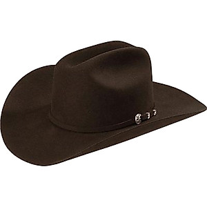 Stetson Men's 4X Corral Wool Felt Cowboy Hat Chocolate 7 1/8