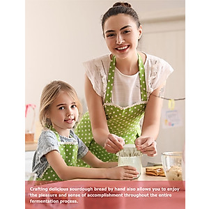 100% Linen Jar Covers, 5pcs Cloth Covers for Sourdough Starter Jars with Diameter of 3-4 Inch