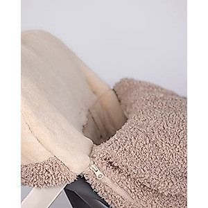 7AM Enfant Universal Stroller Footmuff - Water Repellent Winter Bunting Bag for Strollers & Car Seats, Soft Micro-Fleece & Plush Lined Stroller Footmuff for Baby Boy & Girl | BebePOD