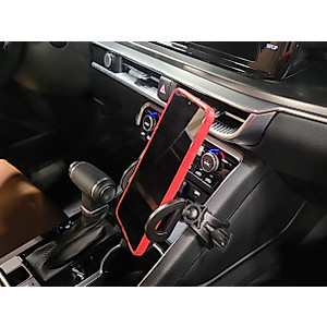 Phone Mount holder compatible with Hyundai Elantra (2021 2022 2023) dashboard | Compatible with Magnetic, magsafe, clamp on, cradle and wireless charger