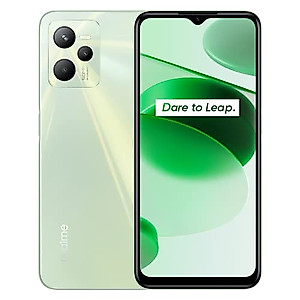 realme C35 Dual-Sim 128GB ROM + 4GB RAM (GSM only | No CDMA) Factory Unlocked 4G/LTE Smartphone (Glowing Green) - International Version
