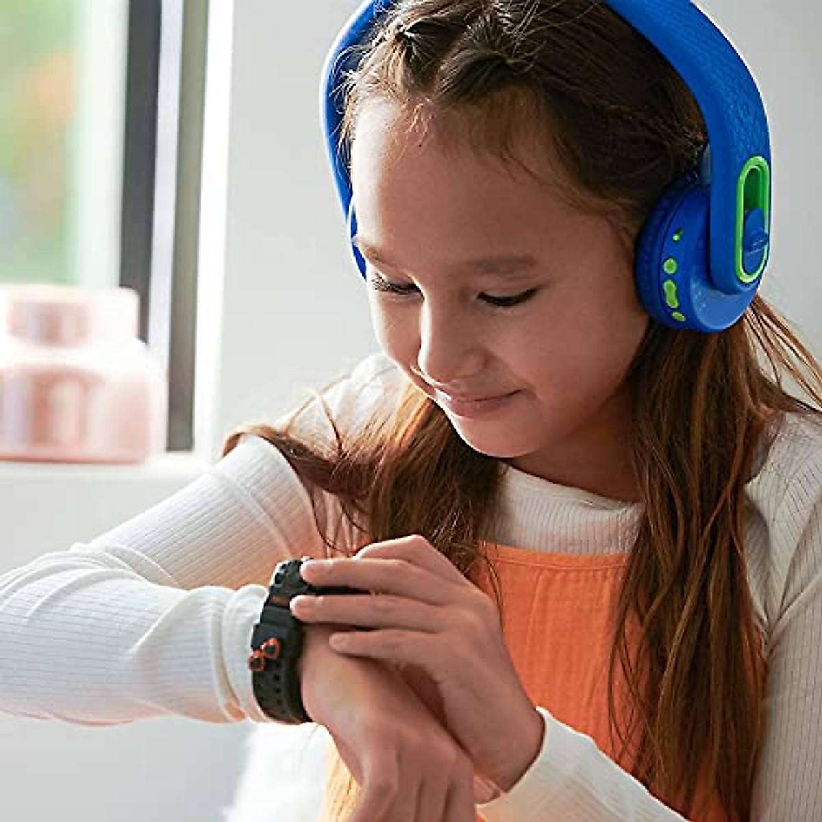 TickTalk Twists Kids Wireless Bluetooth Headphones (Blue)