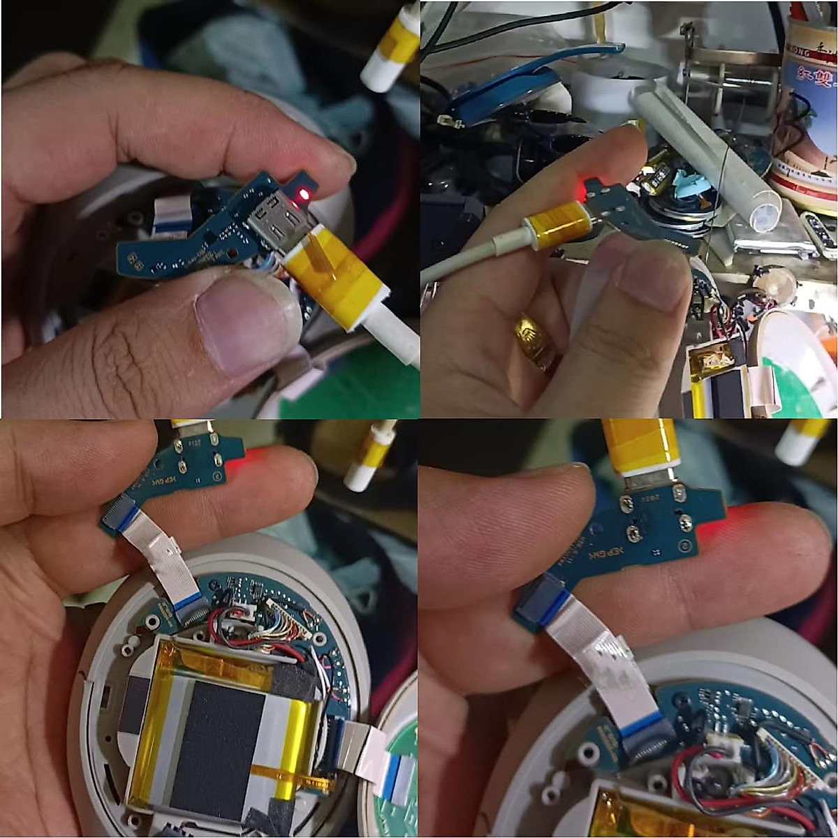 Funayama Flexible Flat Cable, Gold Plated 14Pin 0.5mm Pitch FFC FPC for Sony WH-1000XM3 WH-1000XM4 Headphones Charging Port Connectors(2PCS)