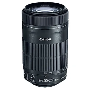 Canon EOS 4000D (Rebel T100) DSLR Camera w/EF-S 18-55mm F/3.5-5.6 Zoom Lens + 55-250mm f/4-5.6 is STM Lens + 420-800mm Super Telephoto Lens + 64GB Memory Cards, Professional Photo Bundle (Renewed)