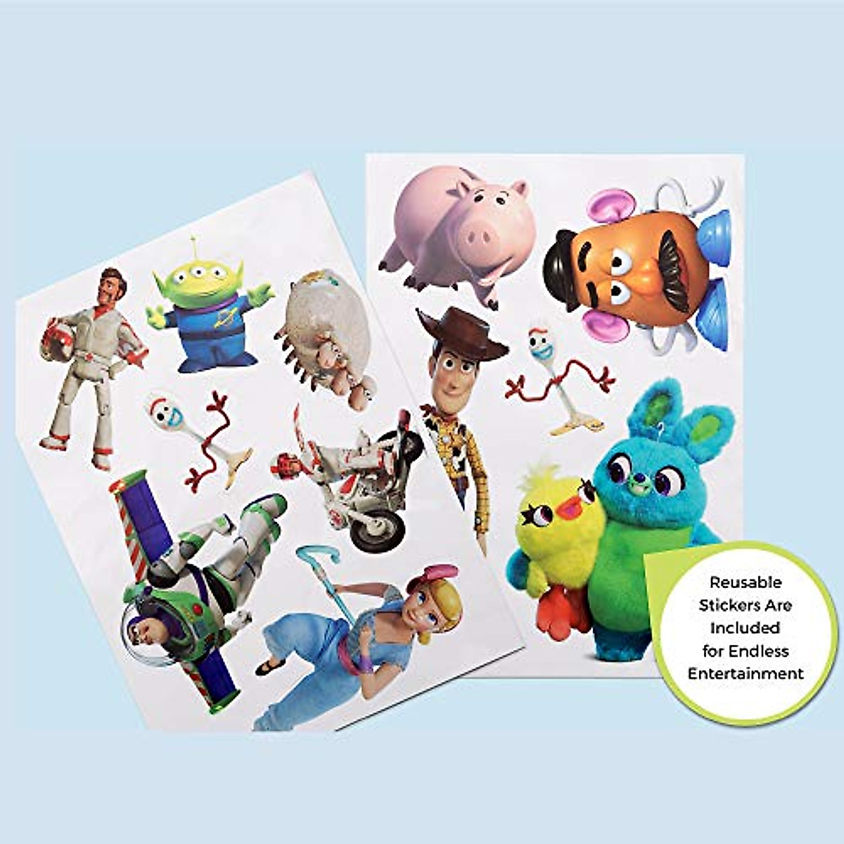 Delta Children Chair Desk with Storage Bin + Design and Store 6 Bin Toy Storage Organizer, Disney/Pixar Toy Story (Bundle)