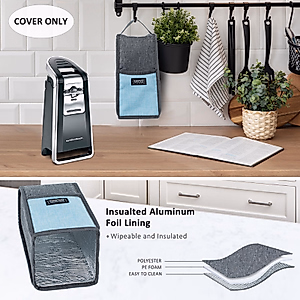 BAGSRPITE Can Opener Cover, Can Covers Compatible with Hamilton Beach Electric Can Opener for Kitchen and Cuisinart CCO-50BKN,POHL SCHMITT Electric Can Opener, Small Applicance Cover