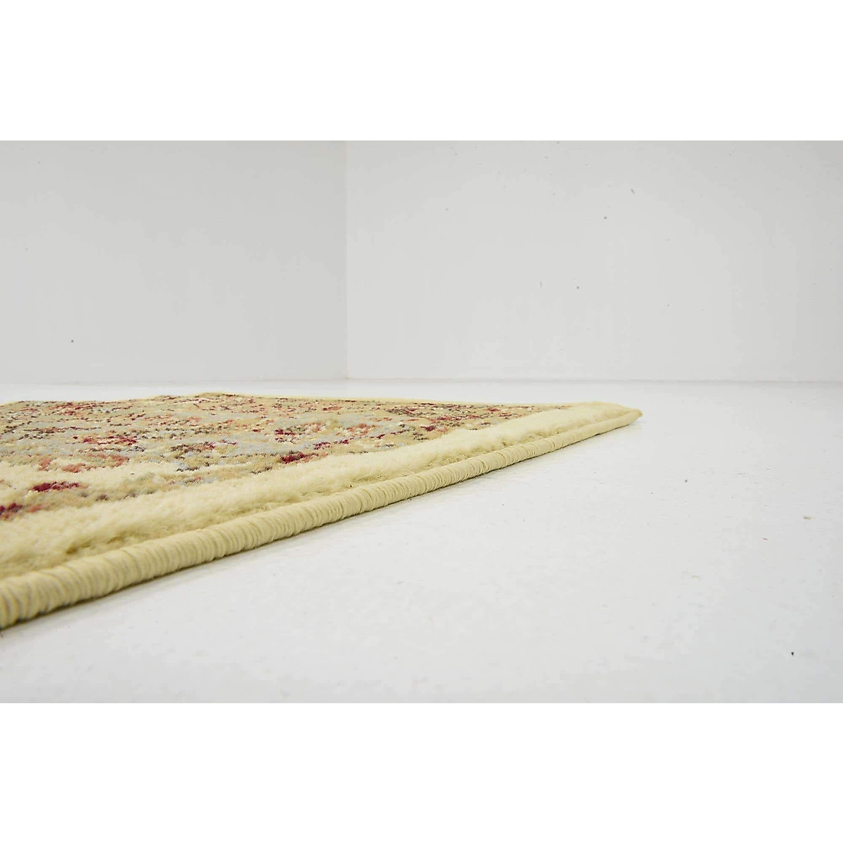 Unique Loom Voyage Collection Traditional Oriental Classic Intricate Medallion Design Area Rug, Runner 2' 2" x 6' 0", Ivory/Brown