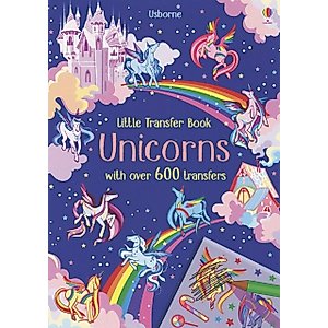 Usborne Little Transfer Book : Unicorns with over 600 transfers
