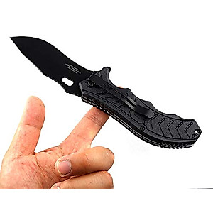 Vulcan Gear Assisted Open Metal Folding Knife (Blue) …