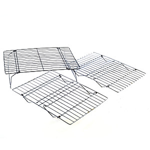 Norpro 3-Tier Stackable Cooling Rack Set, 12.5 x 18/32cm x 45.5cm