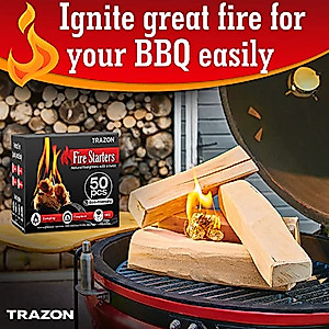 Fire Starters for Indoor Fireplace, Campfires, Wood Stove, Grill, Charcoal Chimney, Fire Pit, BBQ Accessories - Charcoal Starter, Fatwood Fire Starter Sticks, Tumbleweeds Fire Starter - Firestarter