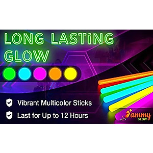Glow Sticks Bulk -205-Pcs- Glow in The Dark Eye Glasses Kit/Party Supplies tri Bracelets- Necklaces & More-12 Hours Glow Party Pack for Kids- Party Favors for kids 8-12